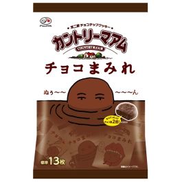 Шоколадное печенье Country Ma`am Choco Mamire, 13 штук, компания FUJIYA